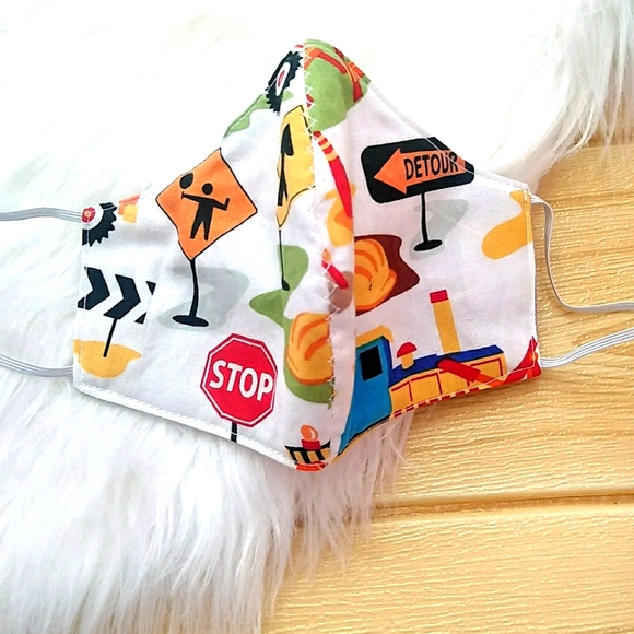 Hand Crafted | Accessories | Construction Work Boys Face Maskboys Face ...